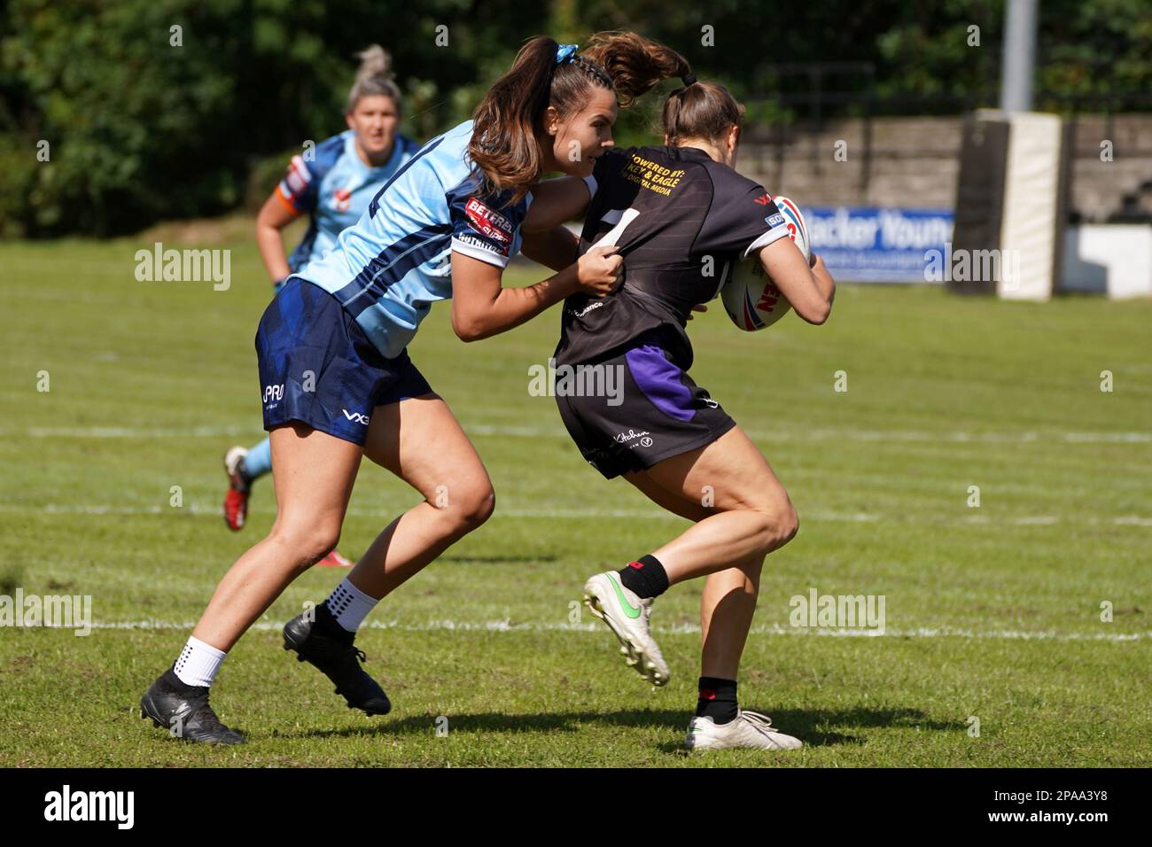 Bryonie King, internationaler Welsh Rugby-Spieler mit zwei Codes ...