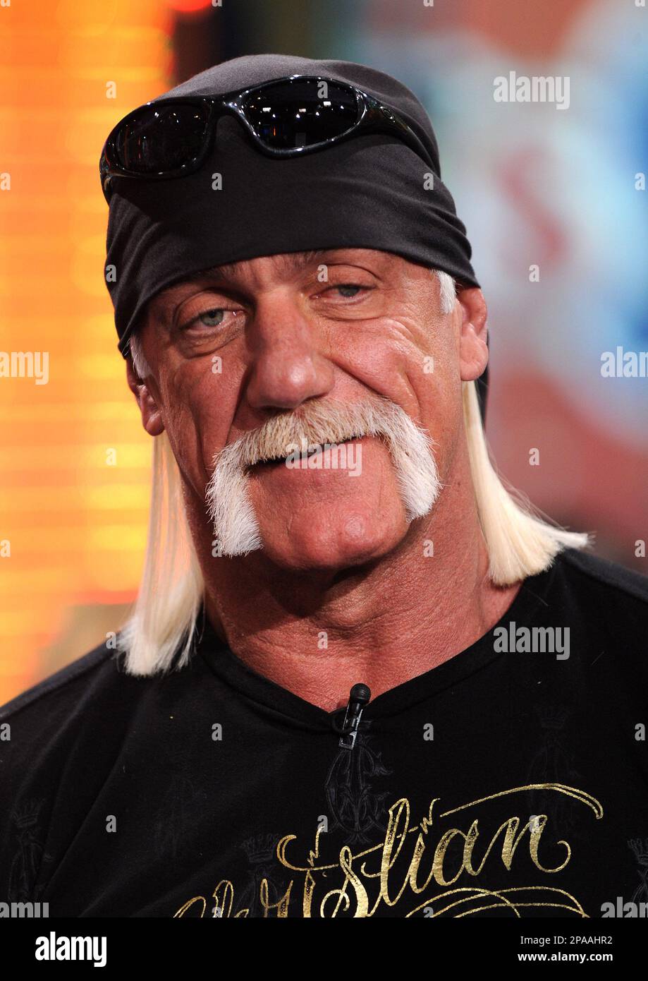 ** FILE ** Wrestler Hulk Hogan makes an appearance at MTV studios in ...