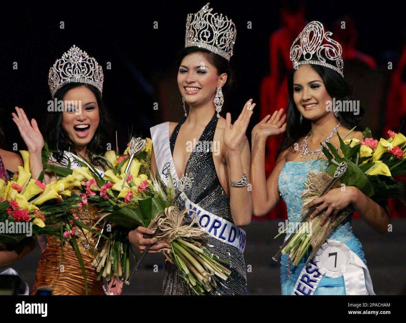 Winners of the 2008 'Binibining Pilipinas', Miss Philippines beauty ...