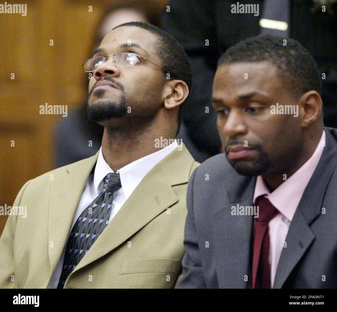 Former Canton police officer Bobby L. Cutts reacts while being ...