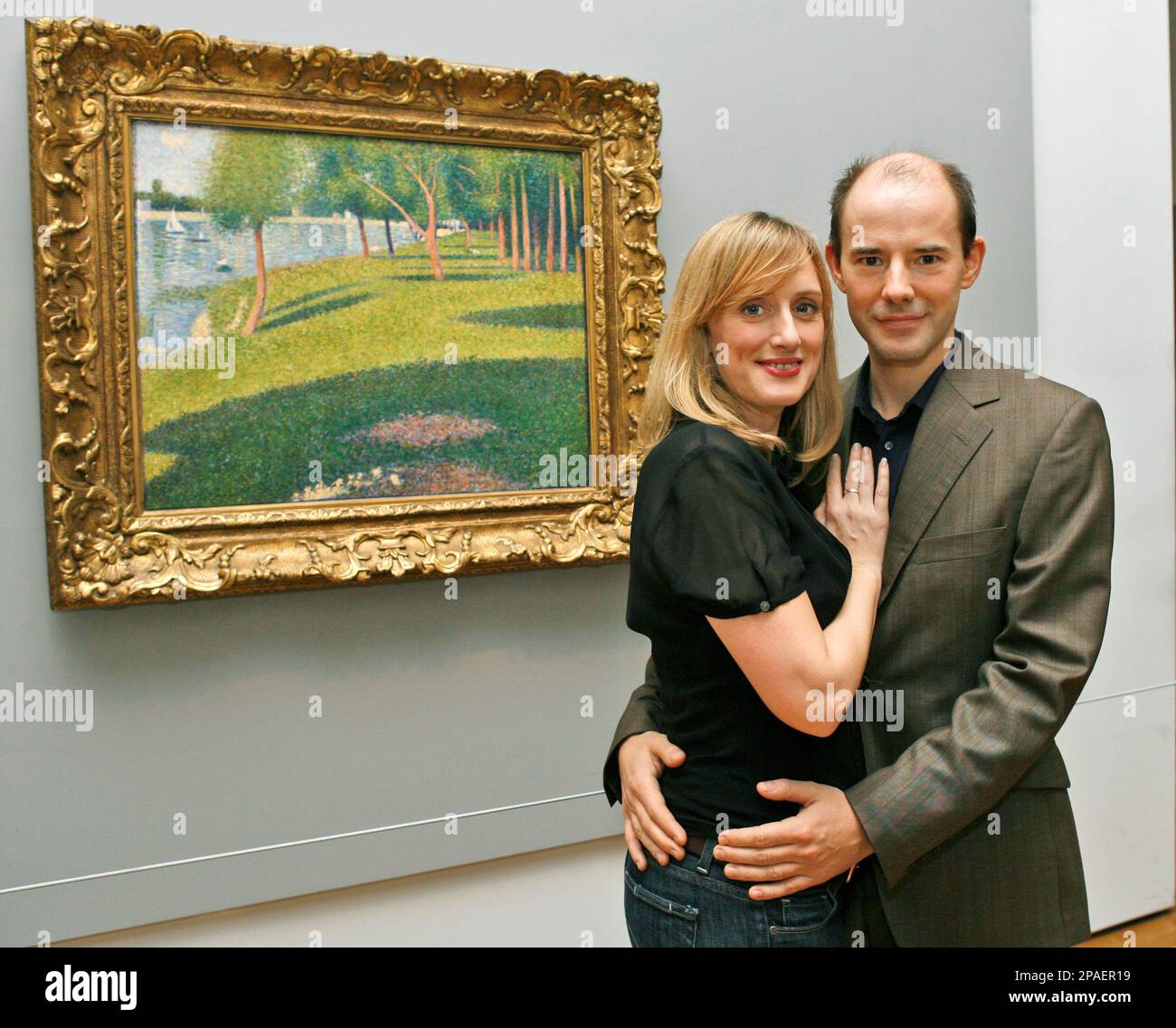 Co-stars Jenna Russell, left, (Dot & Marie) and Daniel Evans (Georges ...