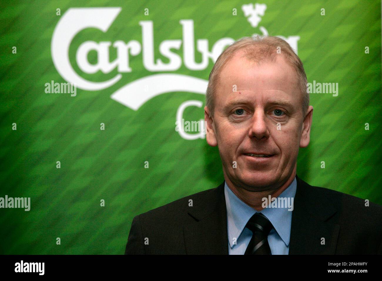Jorgen Buhl Rasmussen, Chief Executive Officer of Carlsberg poses for ...
