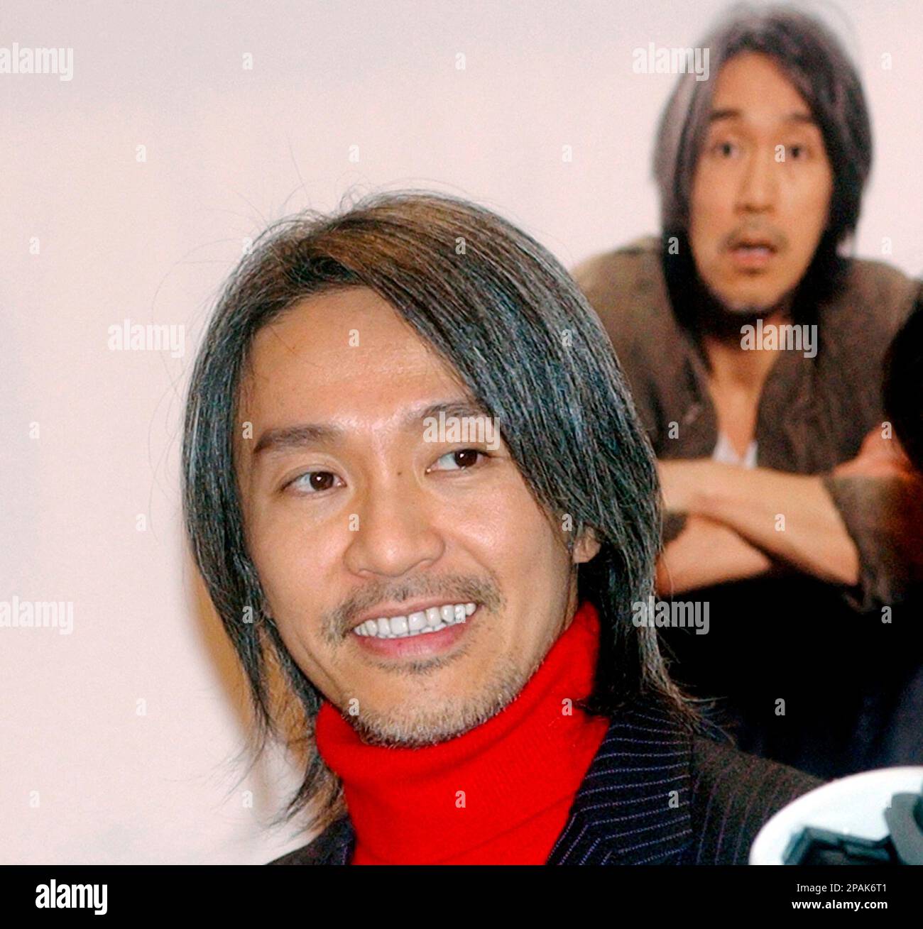 Hong Kong actor and director Stephen Chow smiles during a press ...