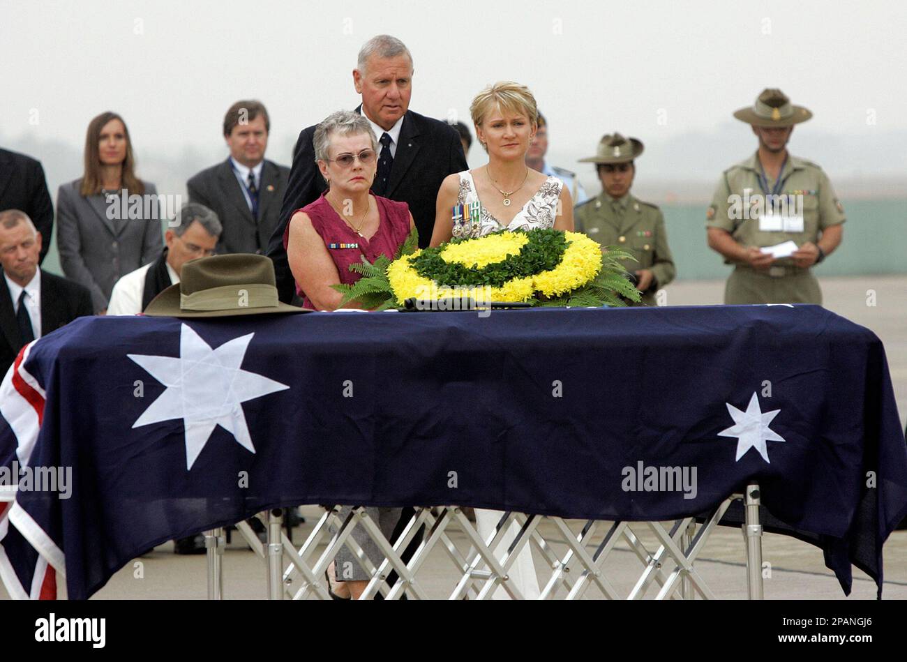 Australian Army Lance Cpl. John Francis Gillespie's widow Carmel ...