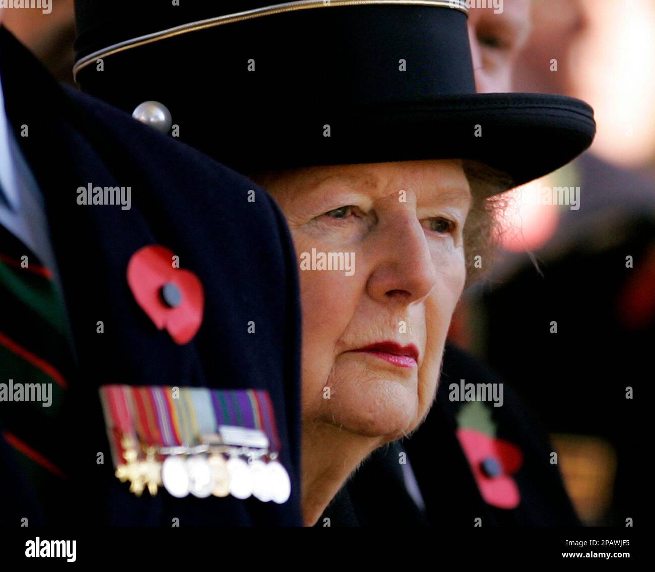 Former British prime minister Margaret Thatcher now Baroness Margaret ...