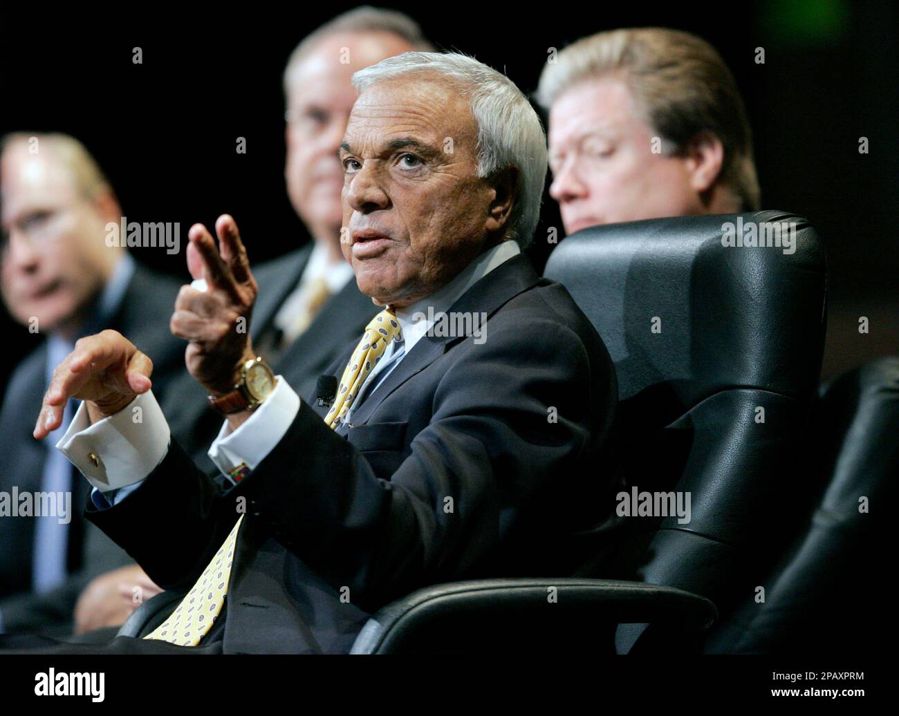 Angelo Mozilo, center, Chairman and CEO, Countrywide Financial Corp ...