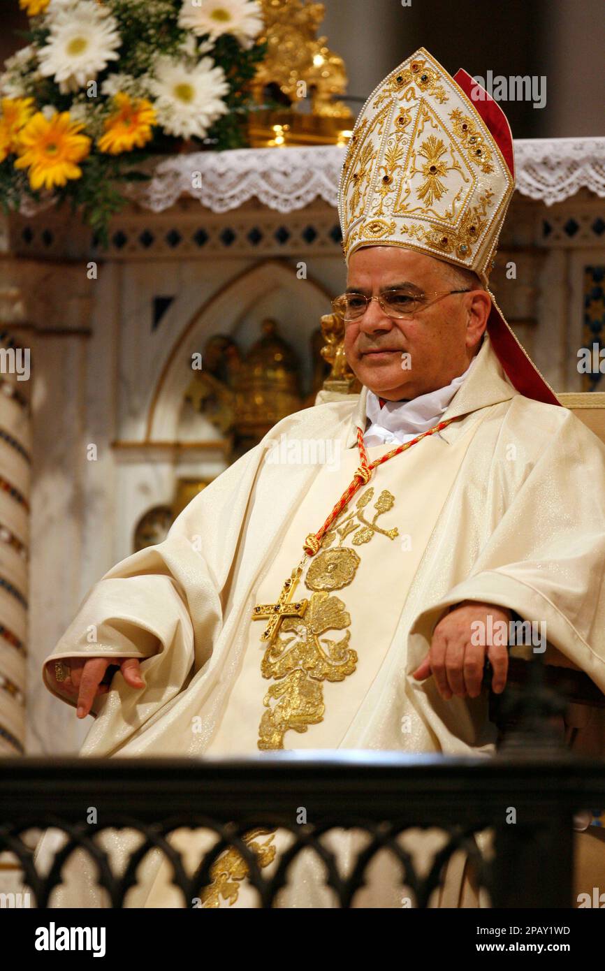 Portuguese Cardinal Jose Saraiva Martins, prefect of the Vatican's ...