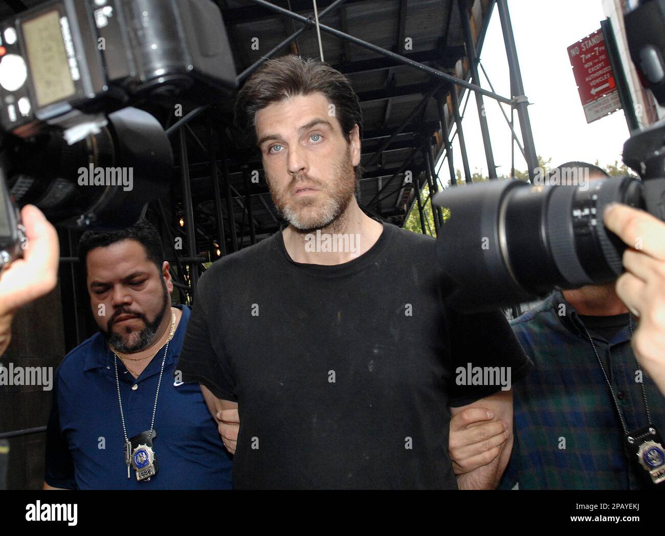 Robert Chambers is led in handcuffs into Manhattan criminal court for ...