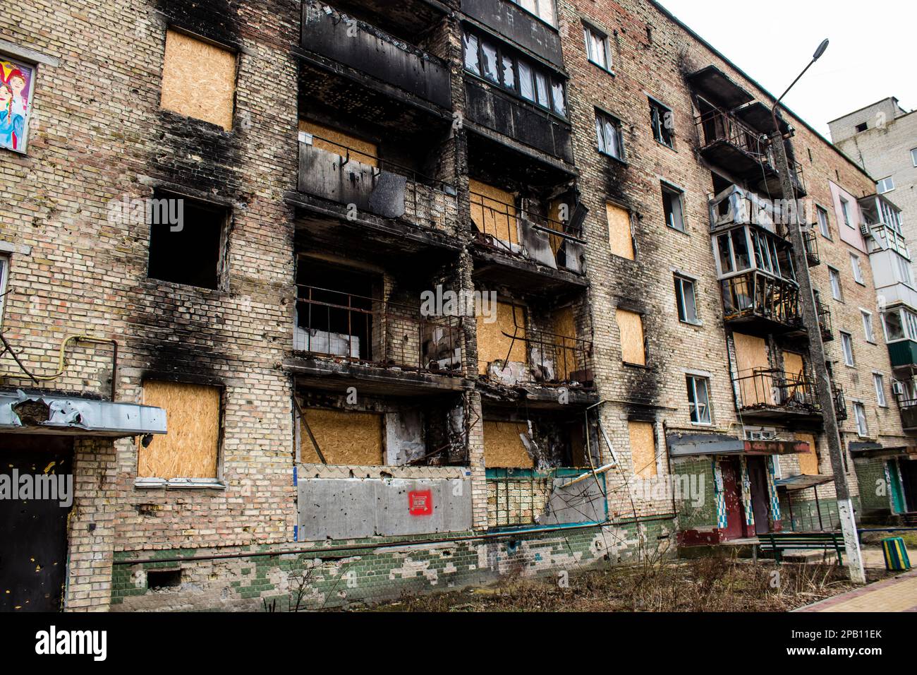 Boucha ist eine Stadt in der Ukraine, die sich neben der Stadt kiew ...