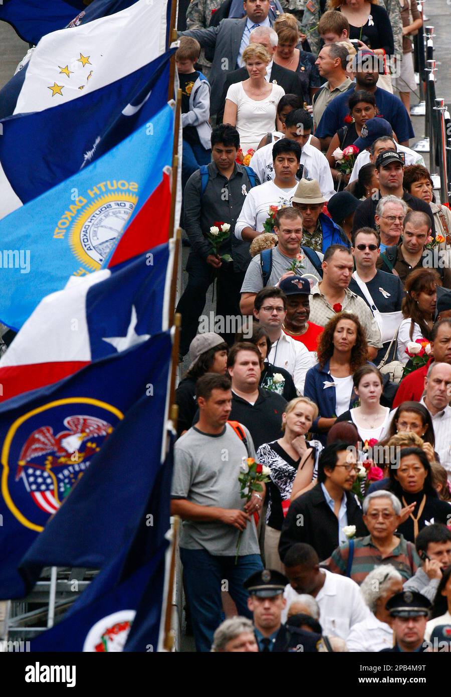 Families and friends of victims of the Sept. 11 attacks on the World ...
