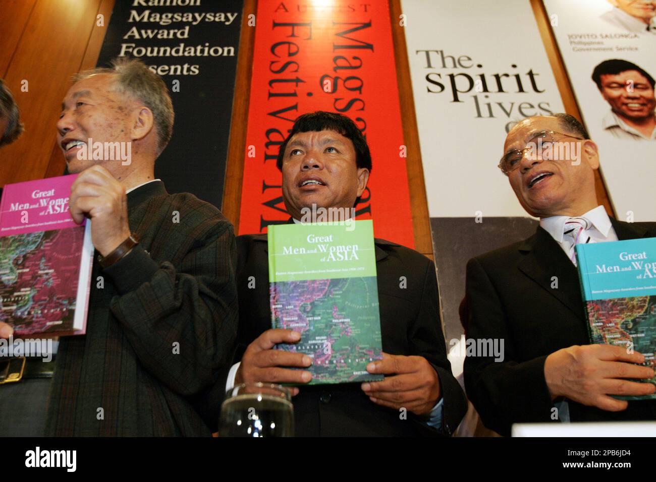 Three of the seven Ramon Magsaysay awardees, Asia's equivalent of the ...