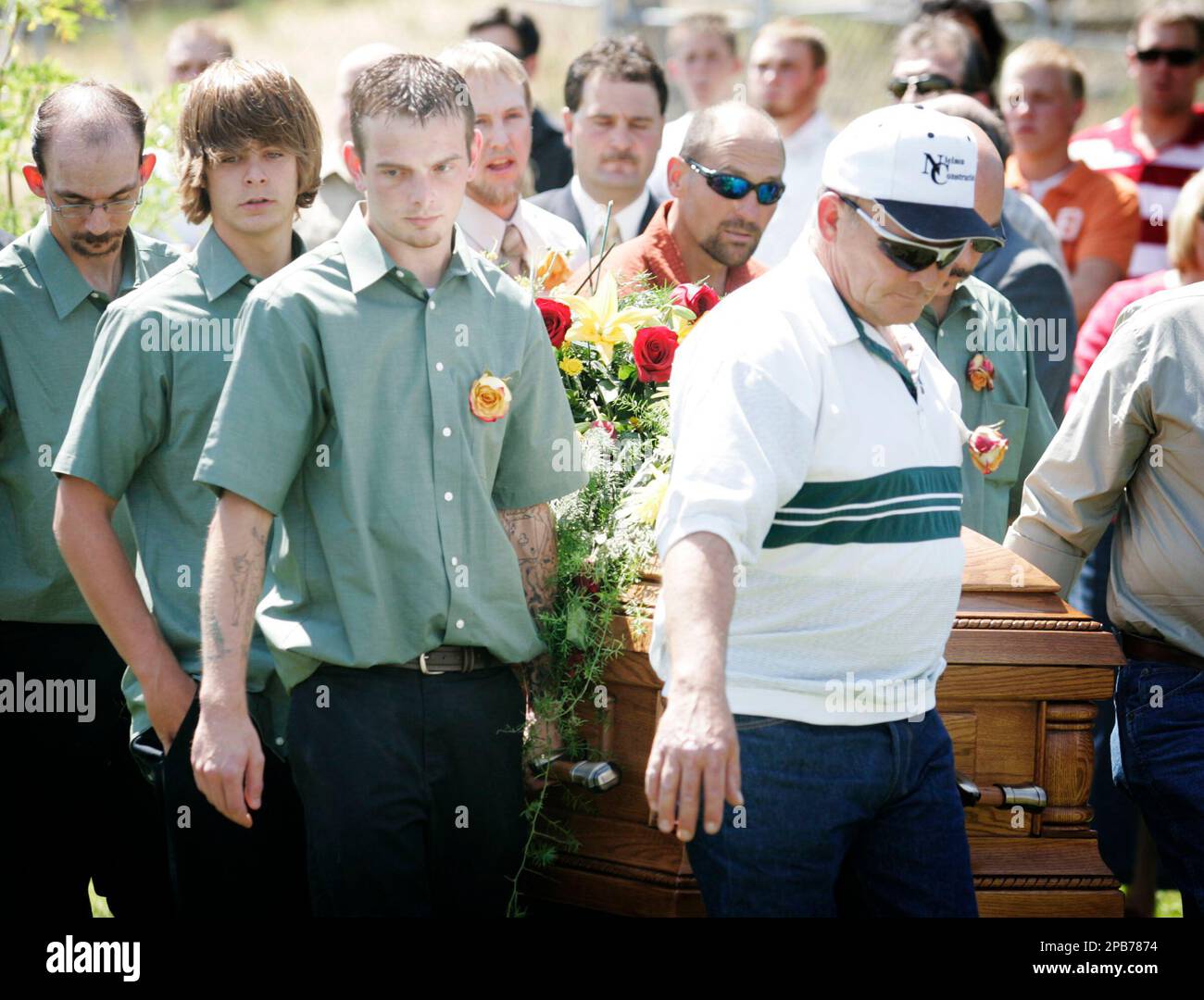 Family members and friends of Dale Black including his son, Corey ...