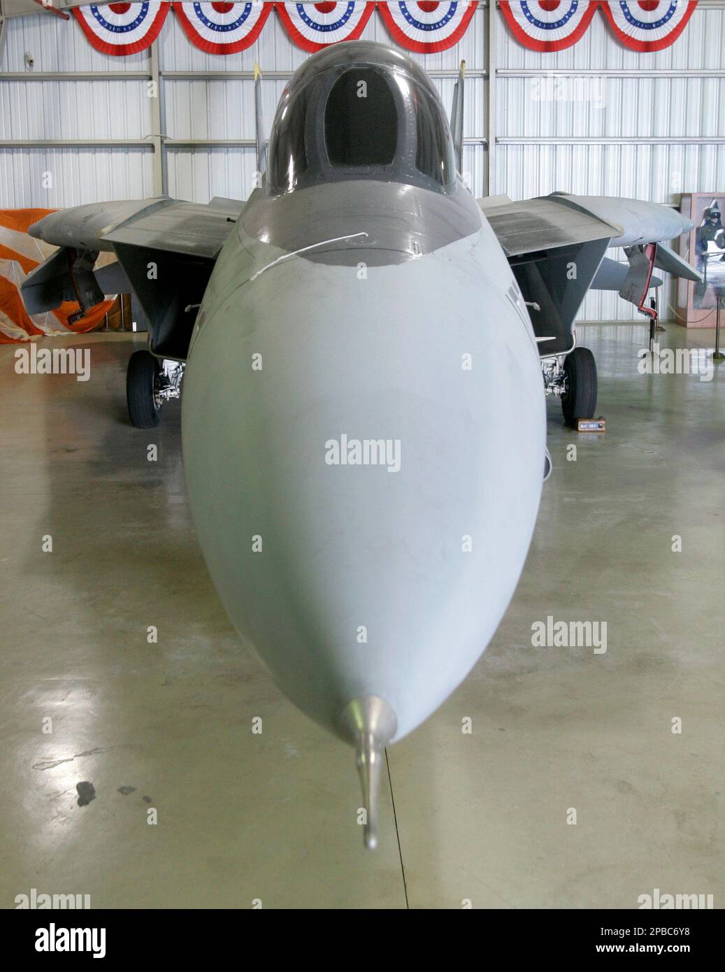 The F-14D, bearing the name of Capt. Dale Snodgrass, "Snort", is seen ...