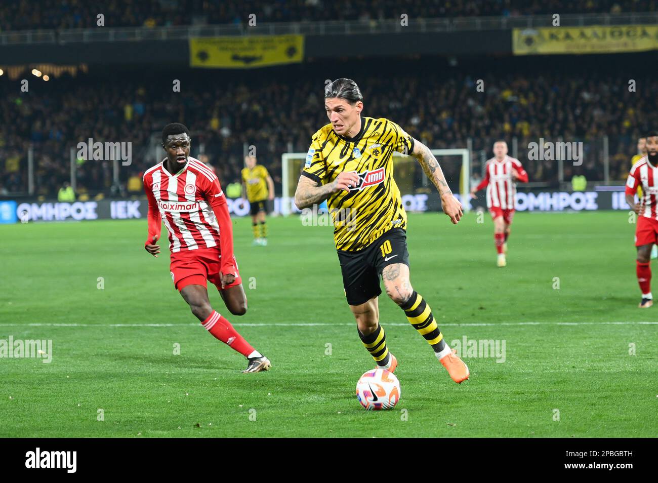 10 STEVEN ZUBER vom AEK FC während des Spiels der griechischen ...