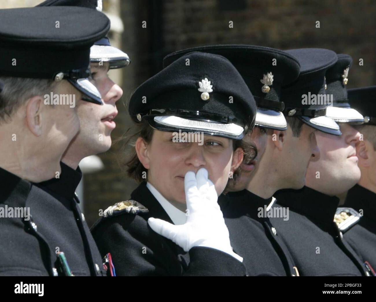 Captain Alison Sefton, 31, a city accountant and the first female ...