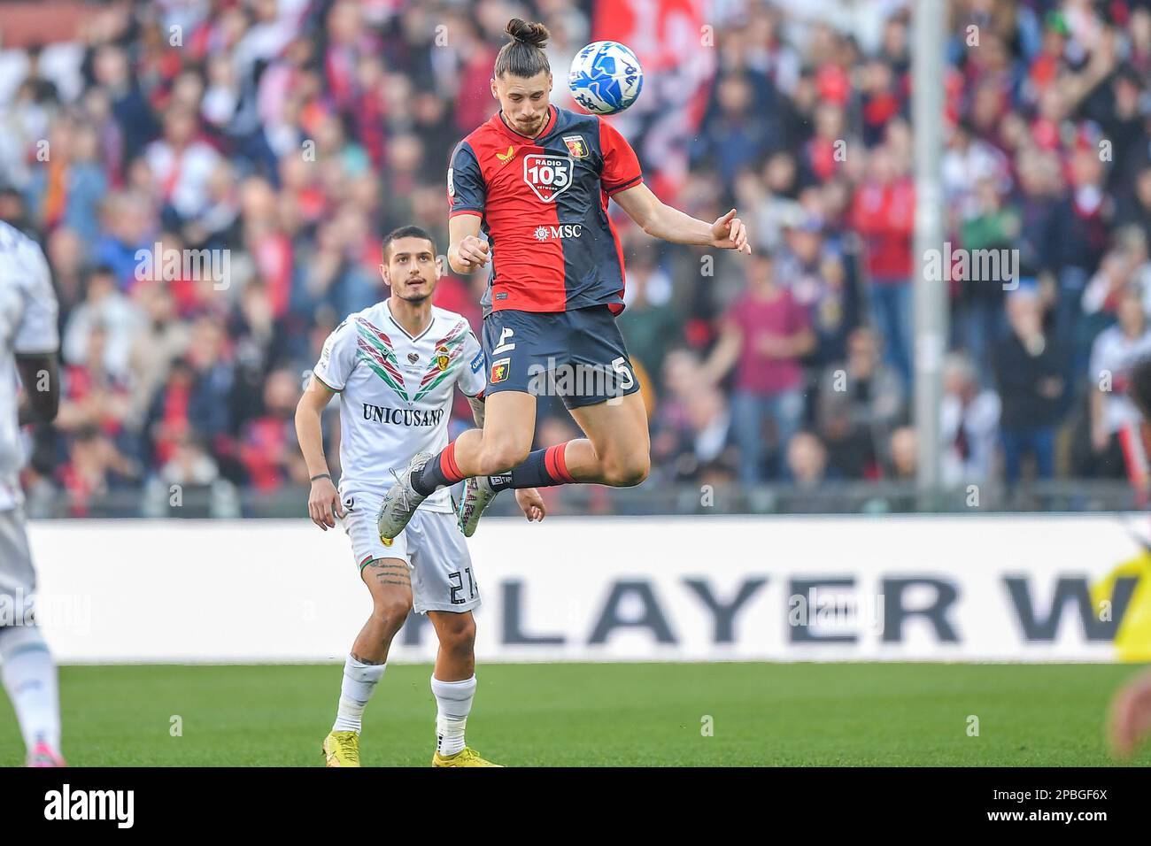 Luigi Ferraris Stadium, Genua, Italien, 12. März 2023, Anthony ...