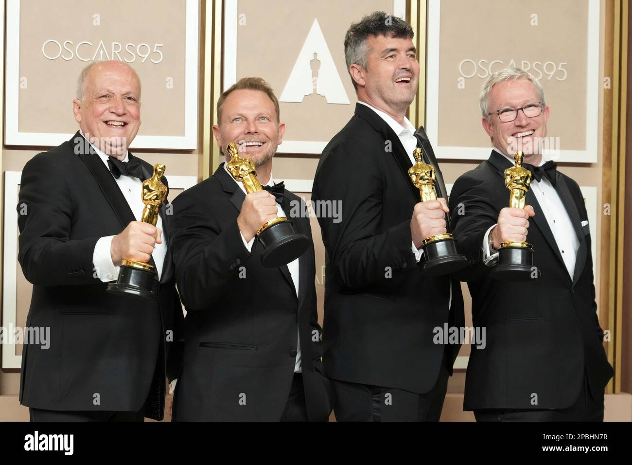 Joe Letteri, from left, Richard Baneham, Eric Saindon and Daniel ...