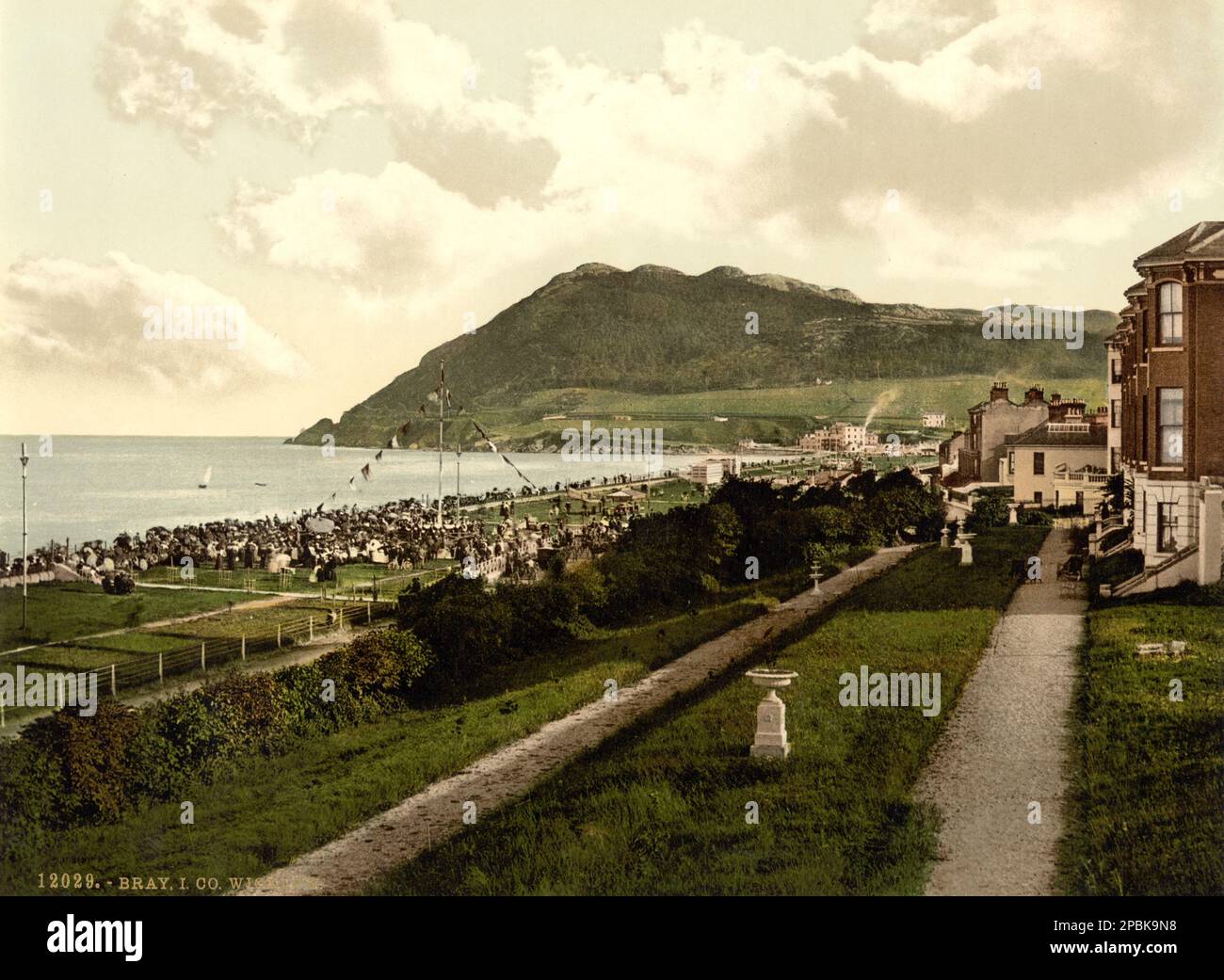 1895 CA , BRAY, IRLAND : BRAY , COUNTY WICKLOW . Fotochromdruckfarben ...
