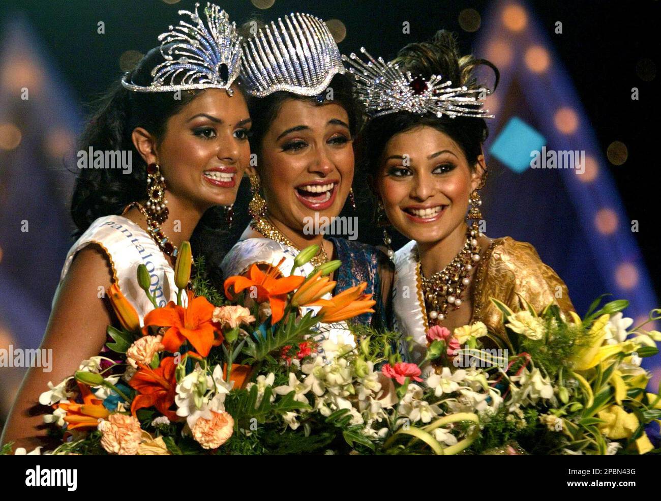 Miss India-Earth Pooja Chitgopekar, left, Miss India- World Sarah Jane ...