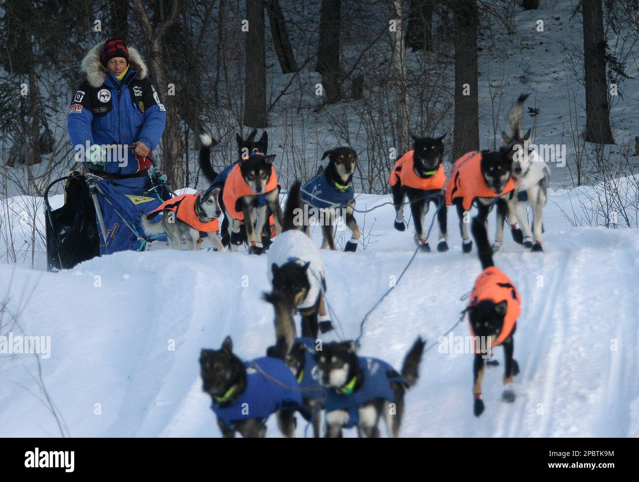 Four-time Iditarod Trail Sled Dog Race champion Martin Buser, of Big ...