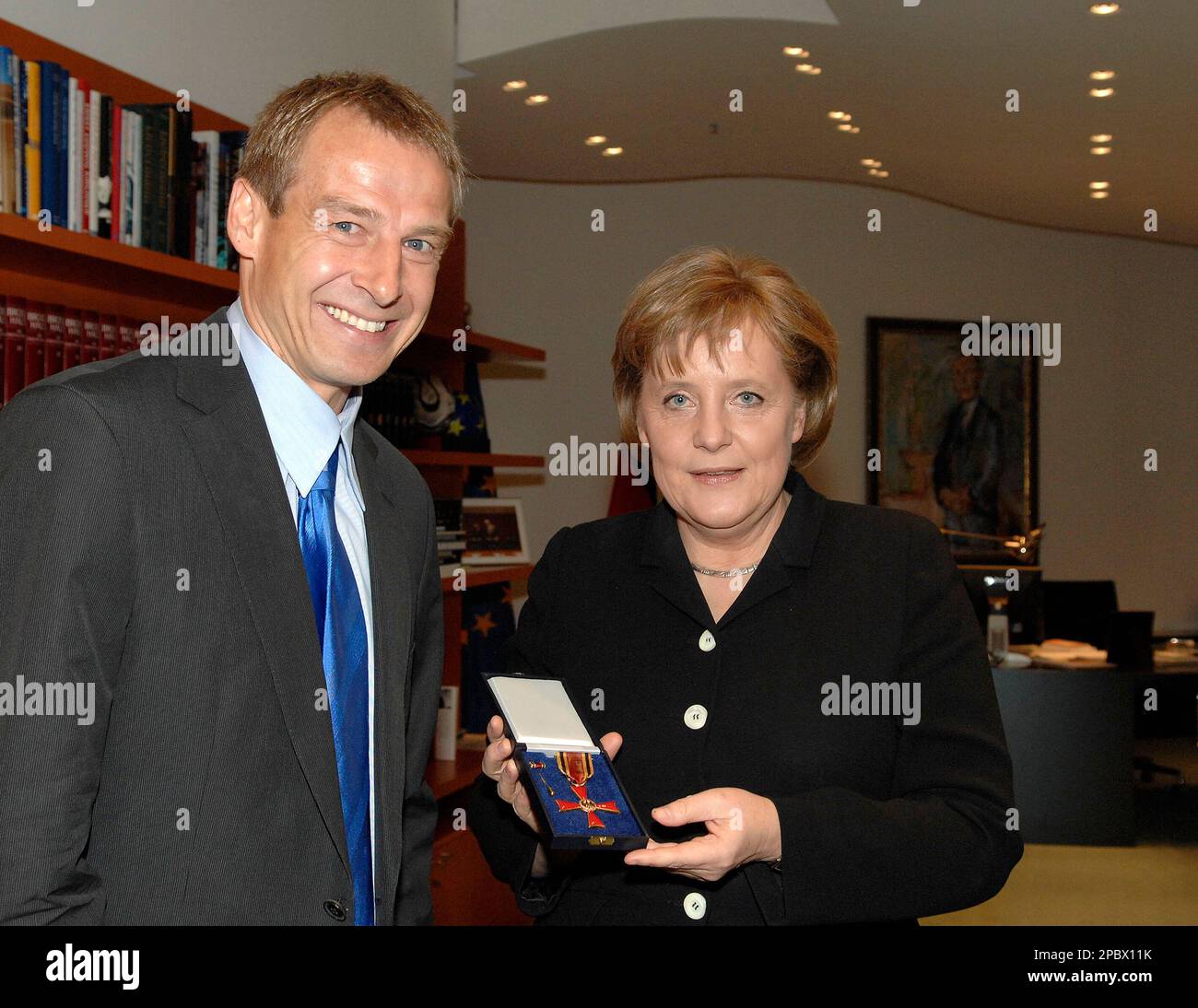 Der ehemalige Fussballstar und spaetere Fussball-Nationaltrainer ...