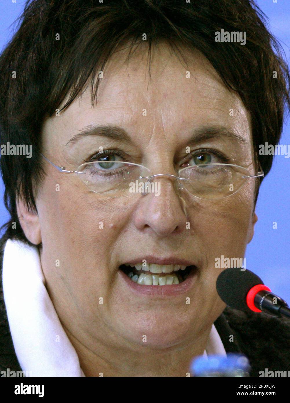 ** ARCHIV ** Bundesjustizministerin Brigitte Zypries spricht am 15. Jan ...