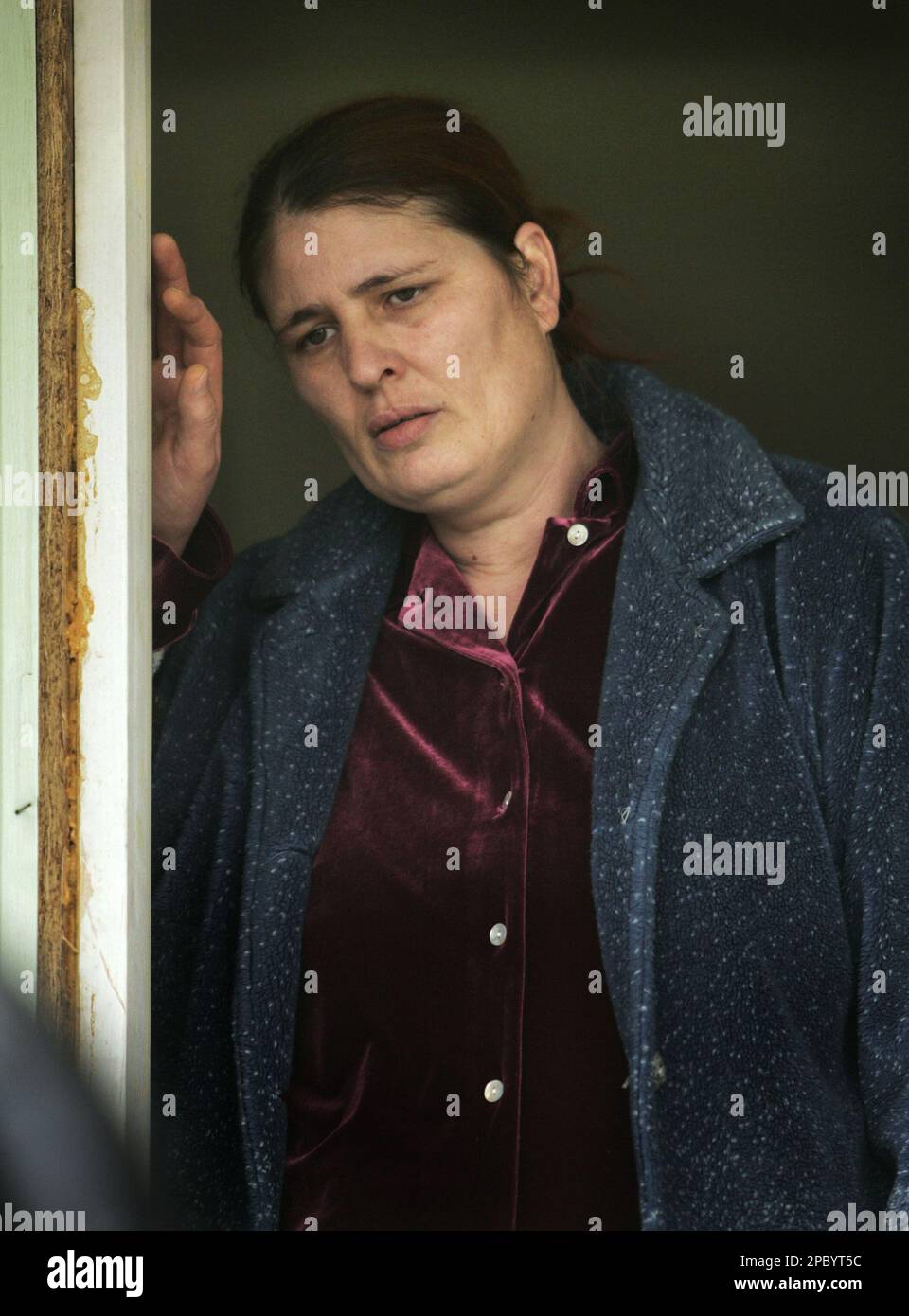 Sabira Talovic, mother of 18-year-old Sulejman, reacts as her husband ...