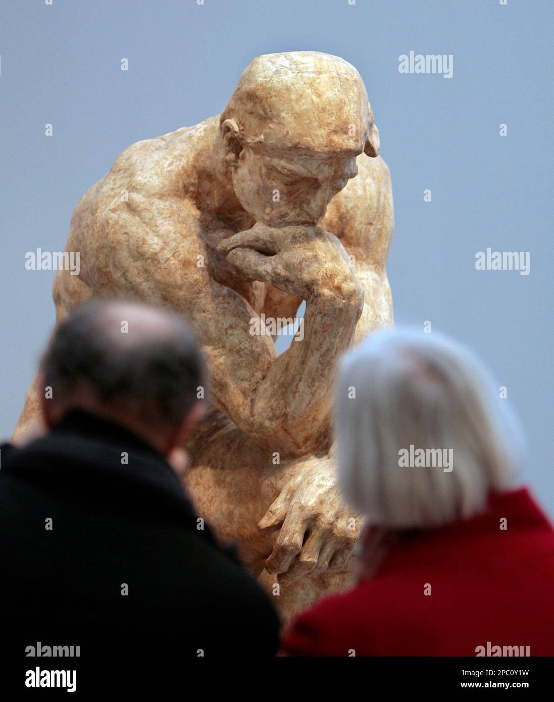 Auguste Rodin's Werk "Der Denker", aufgenommen am Donnerstag, 8 ...