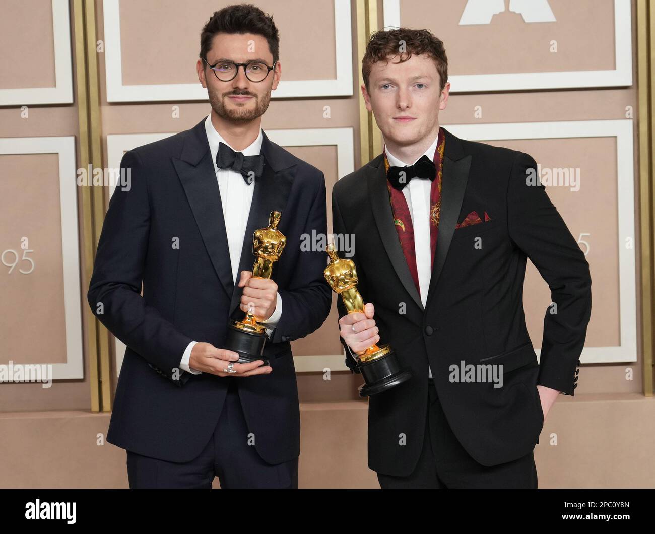 Los Angeles, USA. 12. März 2023. (L-R) Tom Berkeley und Ross White ...