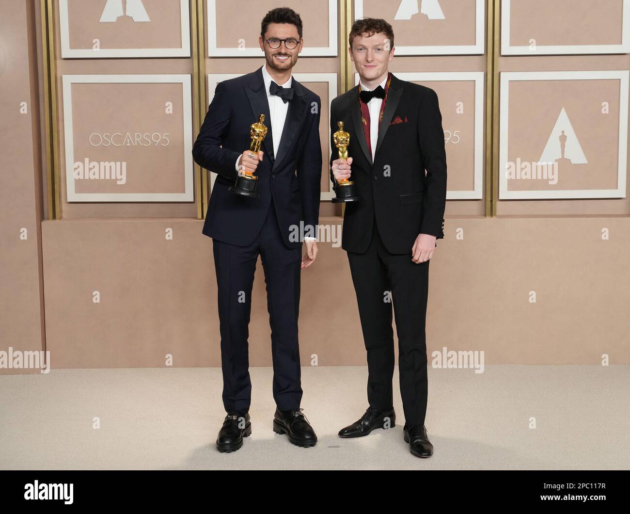 Los Angeles, USA. 12. März 2023. (L-R) Tom Berkeley und Ross White ...