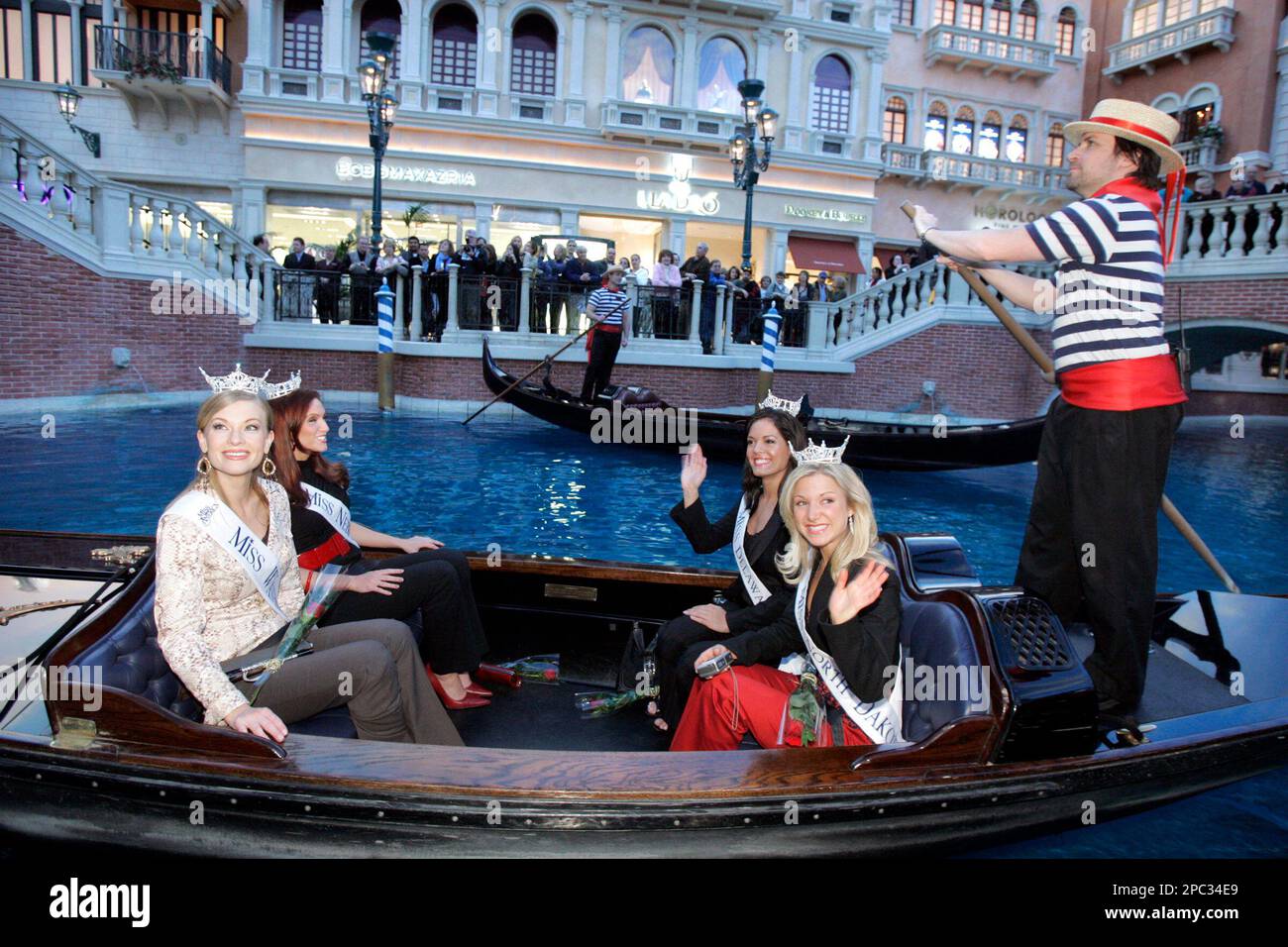 From left, Miss Washington, Kristen Eddings, Miss Nebraska, Molly ...