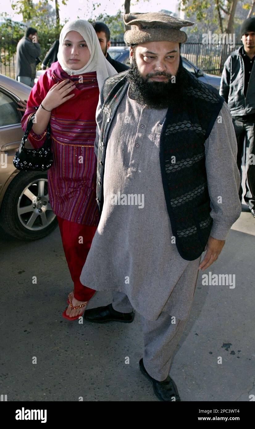 Sajad Ahmed Rana with his daughter Molly Campbell, also known as Misbah ...