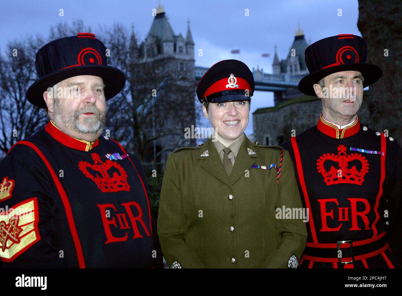 Moira Cameron, Warrant Officer Class 2, centre, who will become the ...