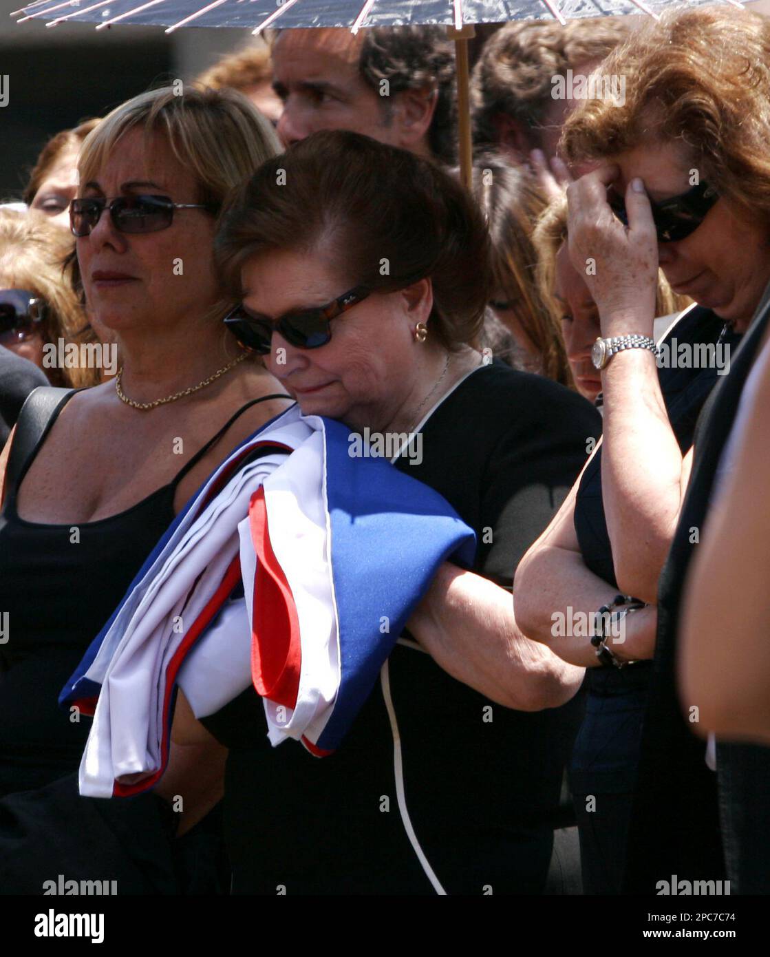 Lucia Hiriart de Pinochet, widow of former military ruler Gen Augusto ...