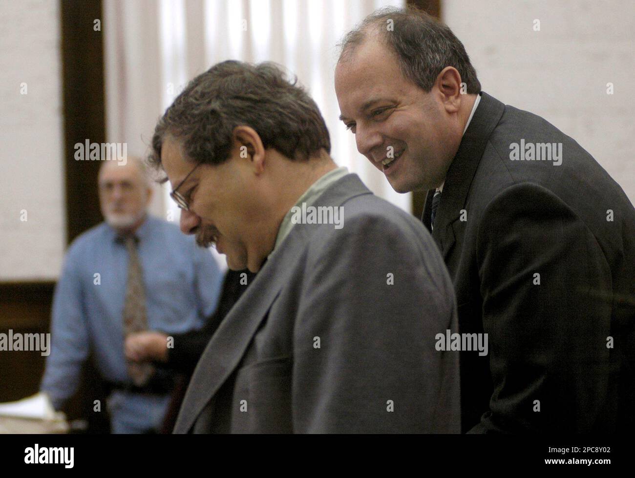 Russ Leffler, left, Huron County Prosecutor, and Ken Myers, Sharen ...