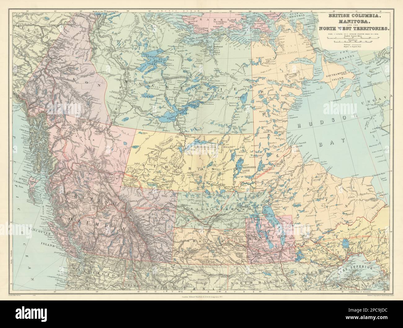 Northwest territory map -Fotos und -Bildmaterial in hoher Auflösung – Alamy