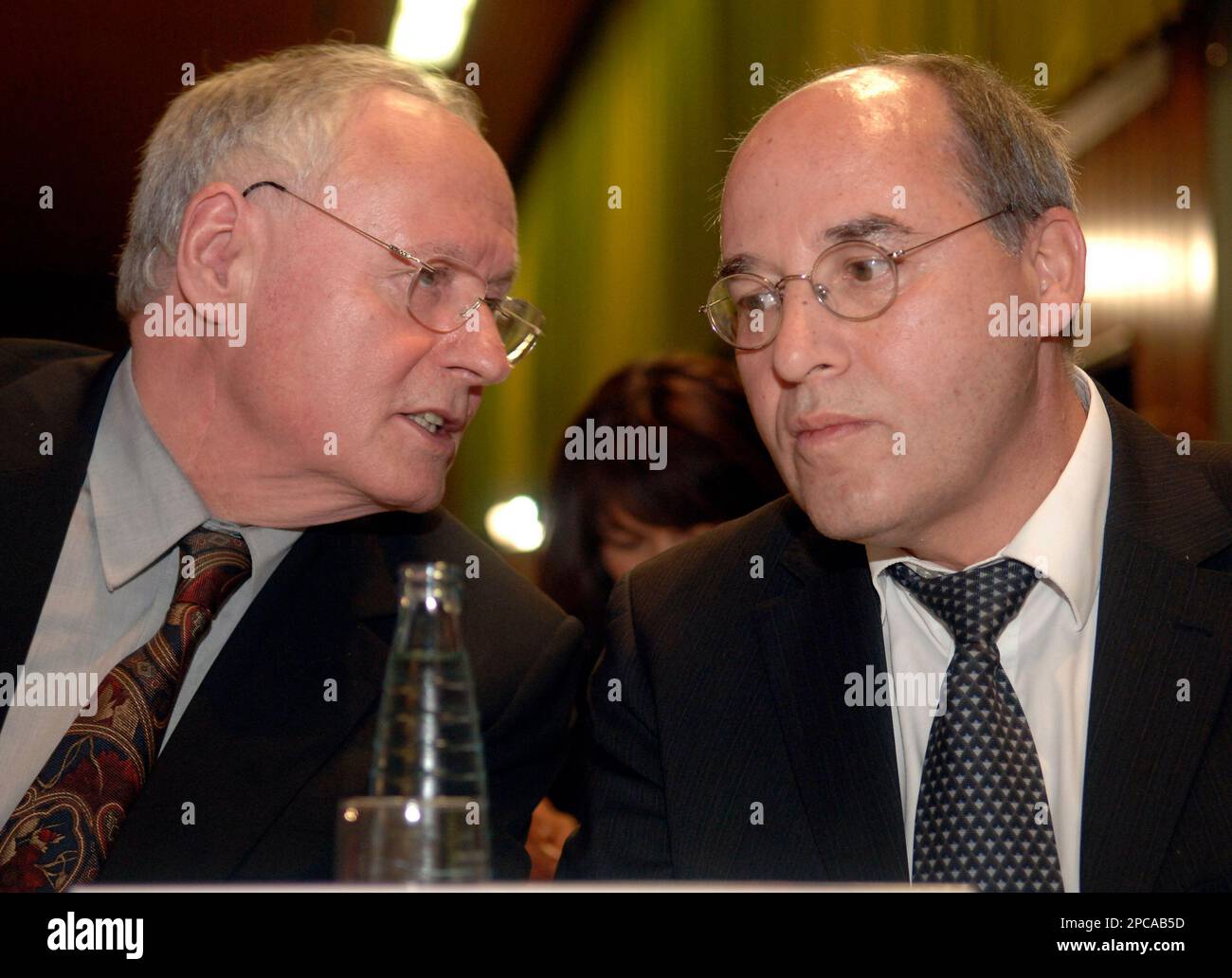 Die Vorsitzenden der Bundestagsfraktion der Linkspartei.PDS Oskar ...