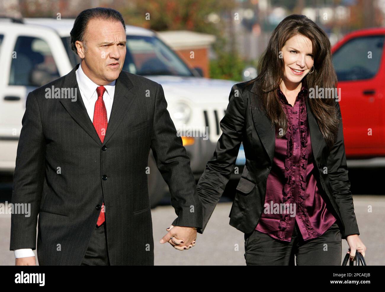 Former HealthSouth CEO Richard Scrushy and his wife Leslie arrive at ...