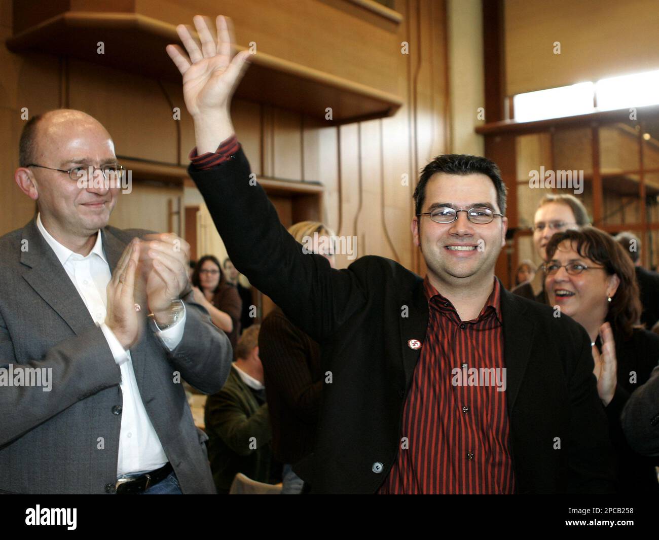 Daniel Mouratidis, 29, der neue Landesvorsitzende der baden ...