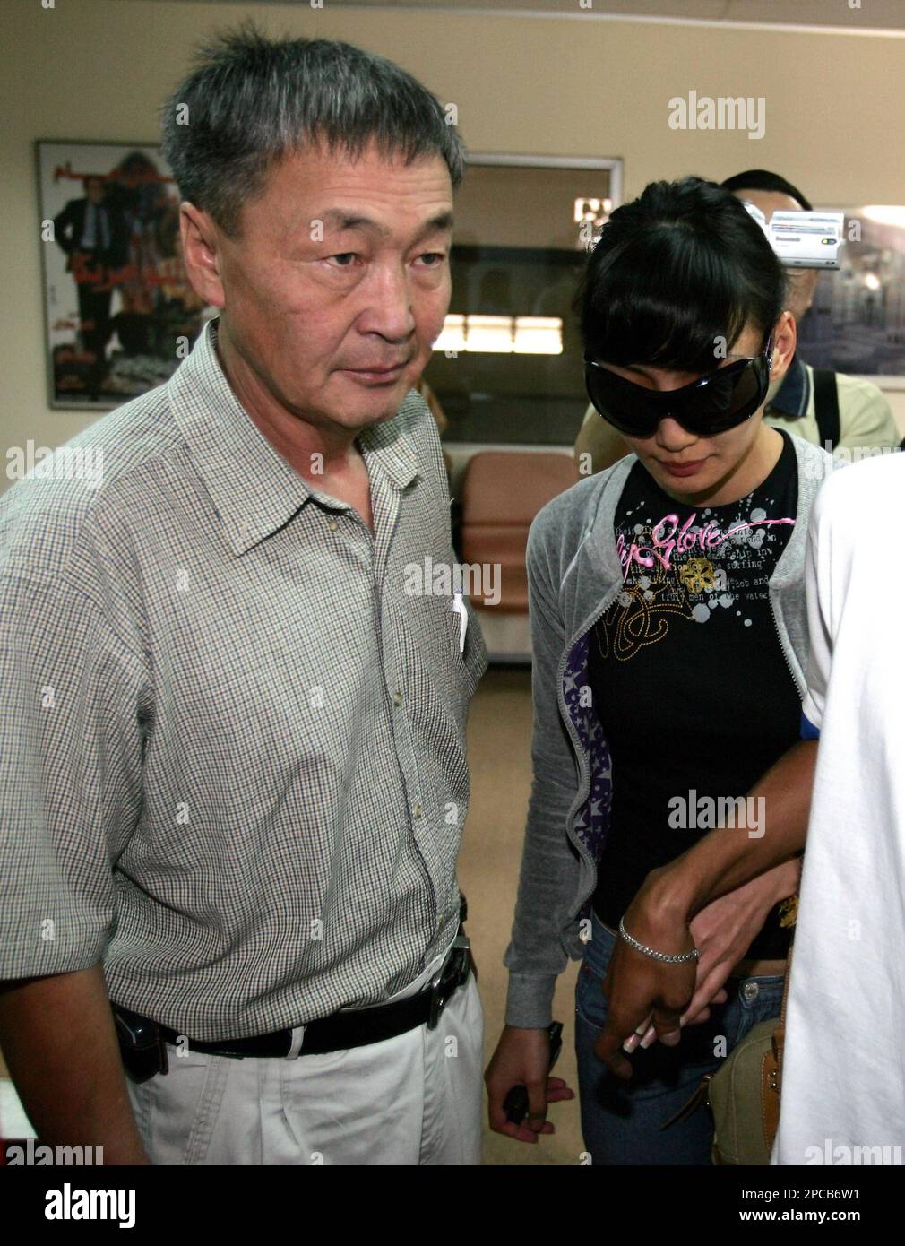 Shaariibuu Setev, left, father of missing Mongolian Altantuya ...