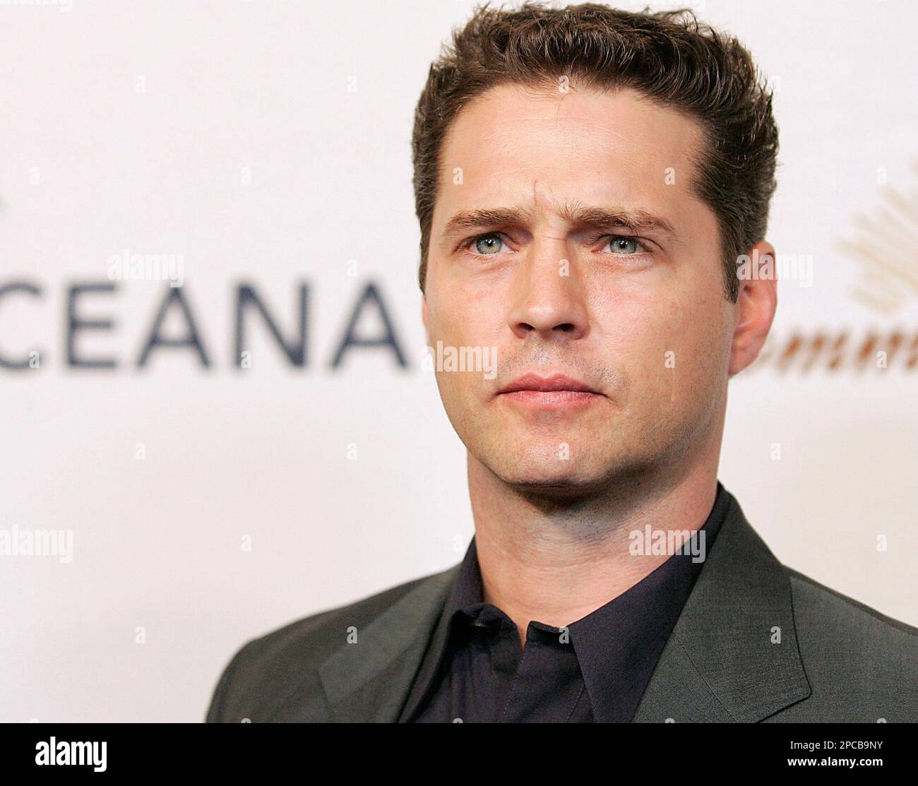 Actor Jason Priestly poses on the press line at the Oceana 2006 ...