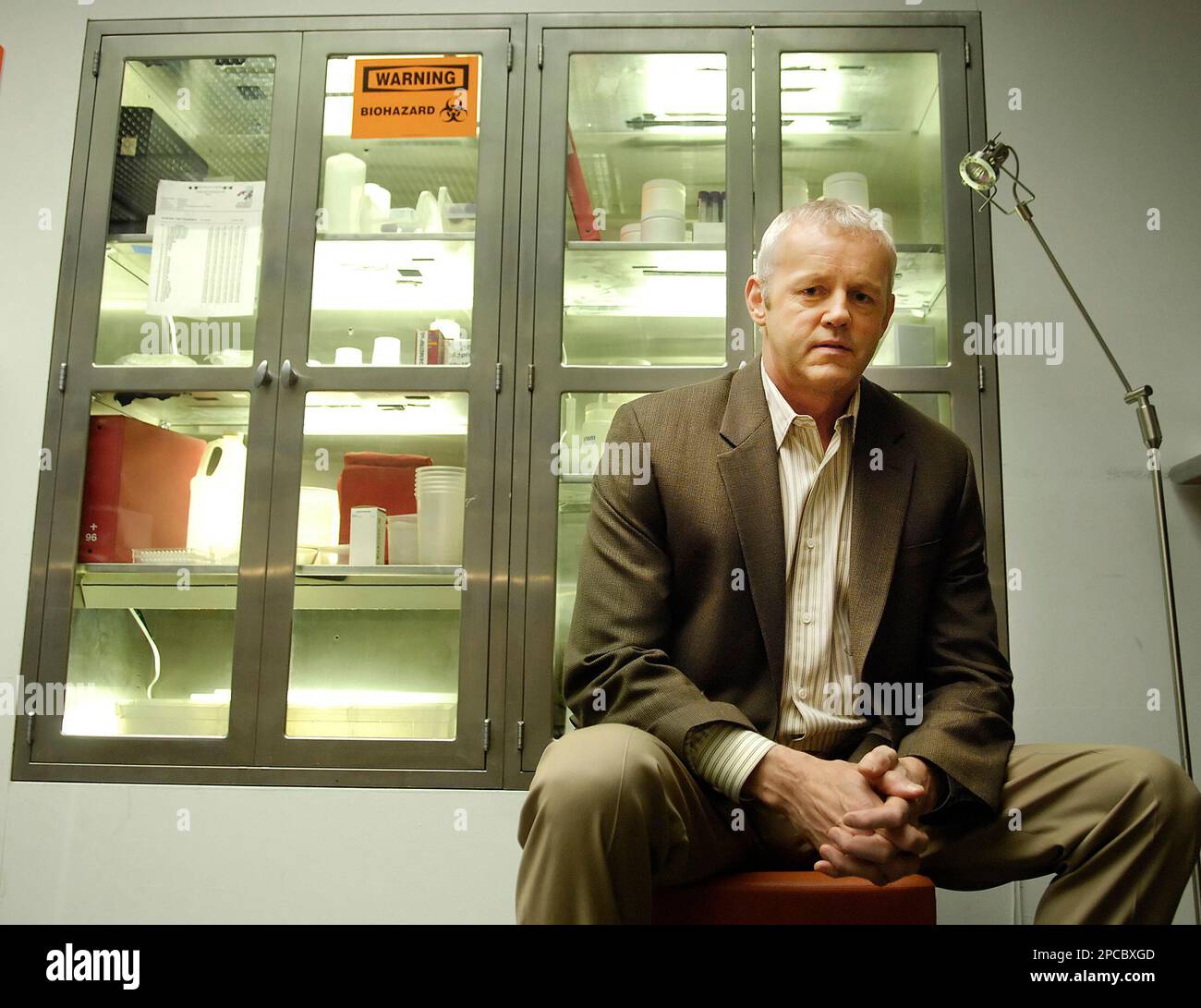 Actor David Morse, a guest star on the Fox series "House," poses in a ...