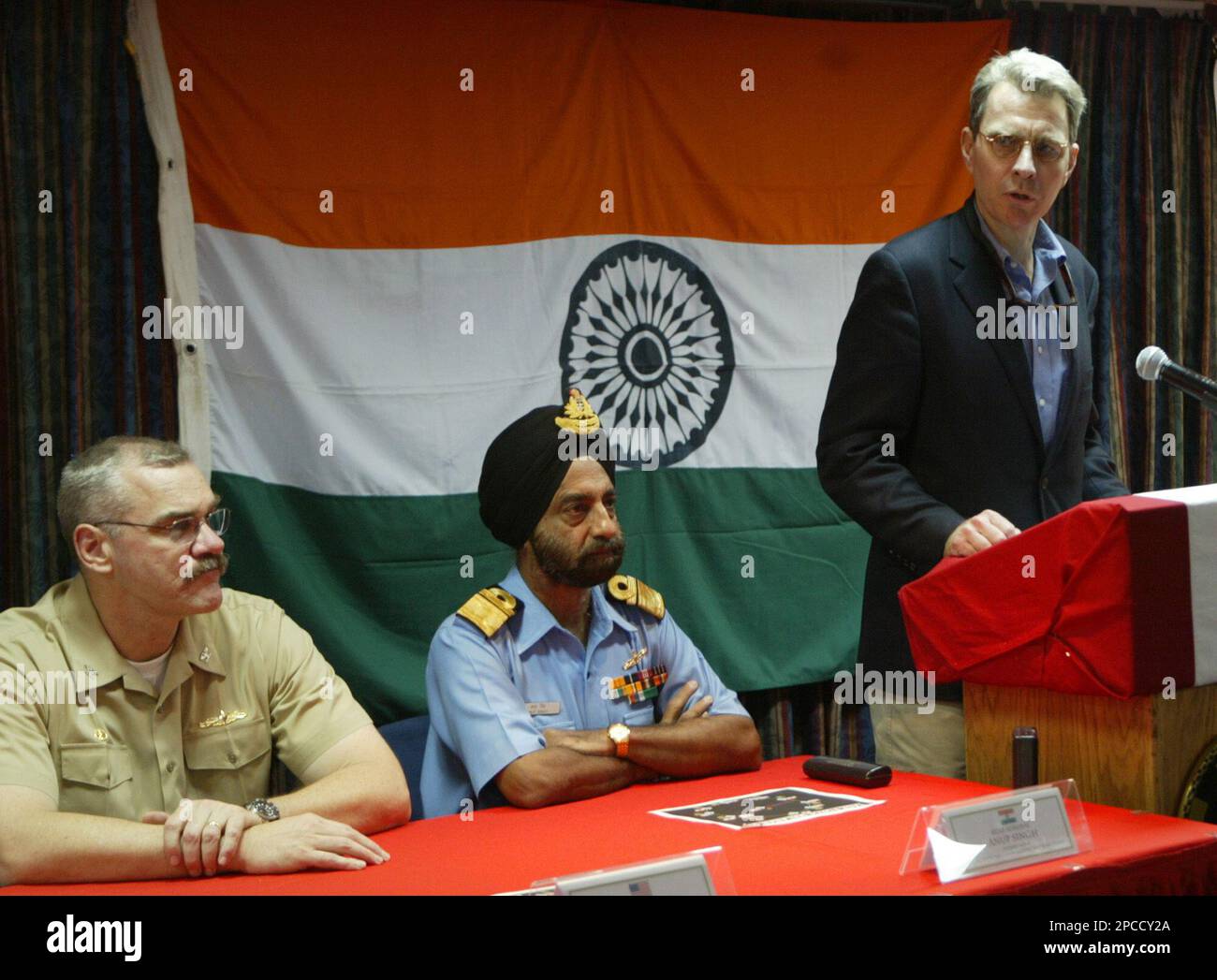 U.S. Deputy Chief of Mission at the U.S. Embassy in India, Geoff Pyatt ...