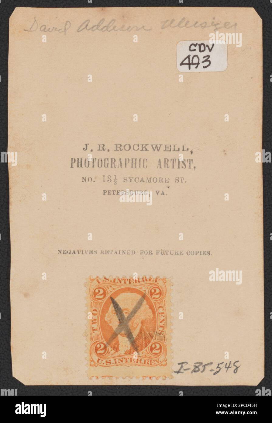 Brigadegeneral David Addison Weisiger vom 1. Virginia Infanterie ...
