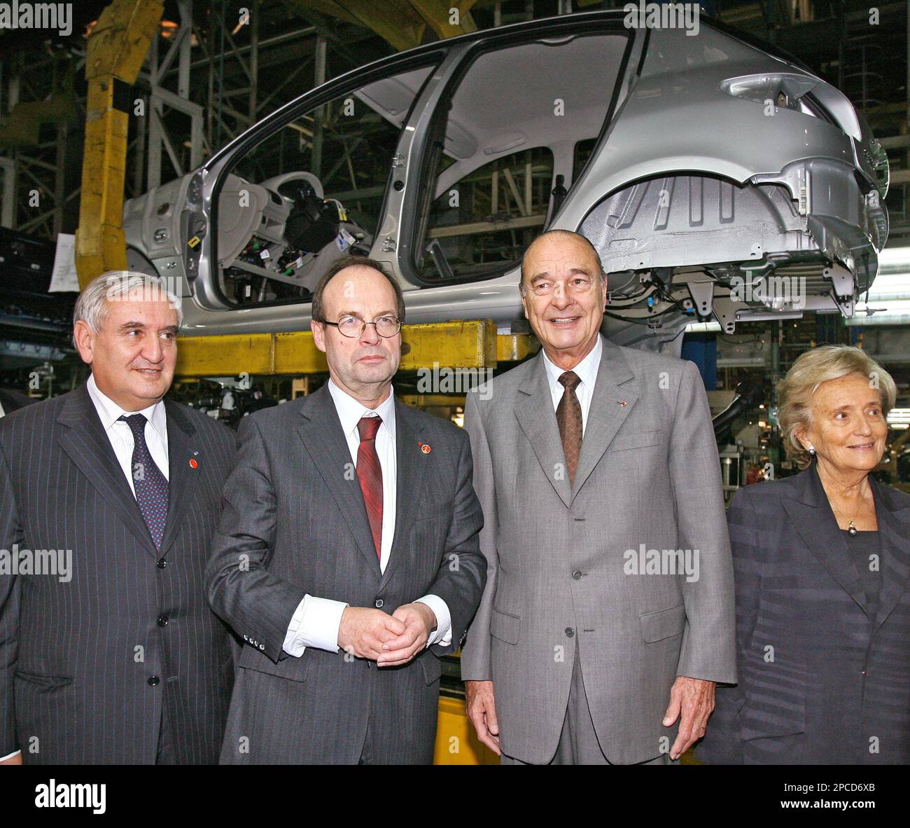 Former French prime minister Jean-Pierre Raffarin, PSA Peugeot Citroen ...