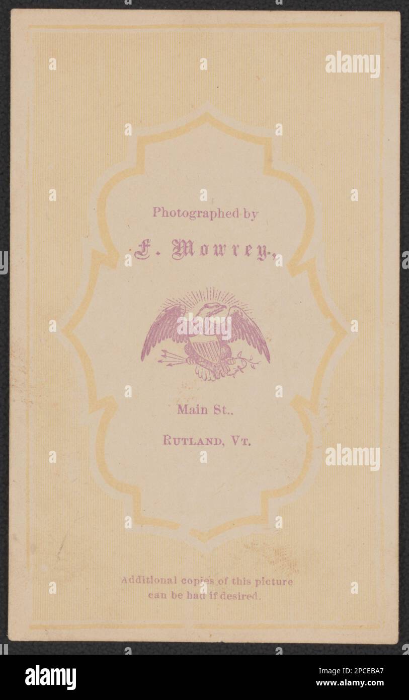 Gefreiter James Byron Holden von Co H, 1. Vermont Cavalry Regiment in ...