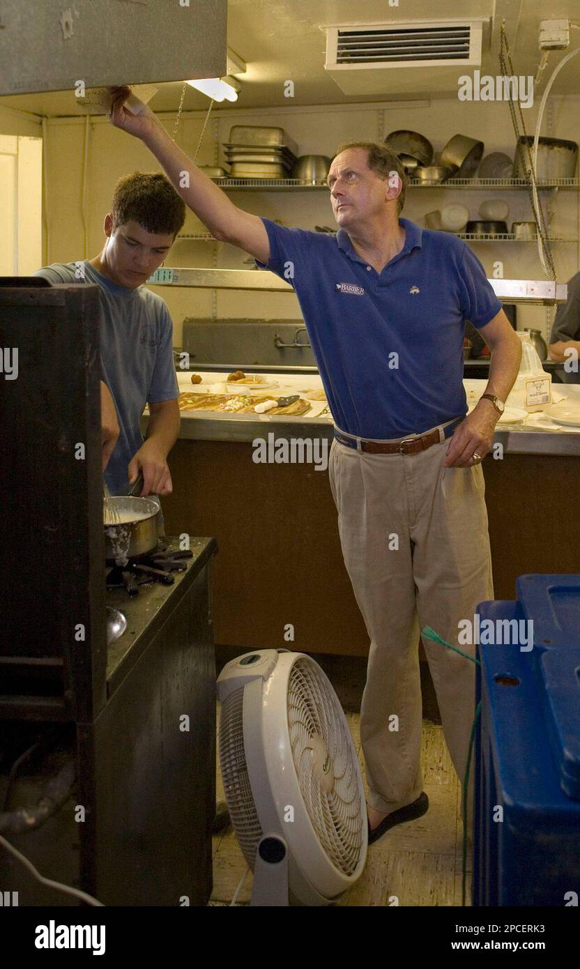 Robert Barber, right, Democratic candidate for South Carolina ...