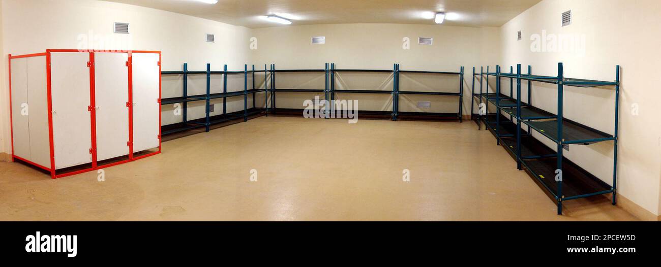 The atomic bomb fallout shelter at Traum Haus condominiums in Seoul ...