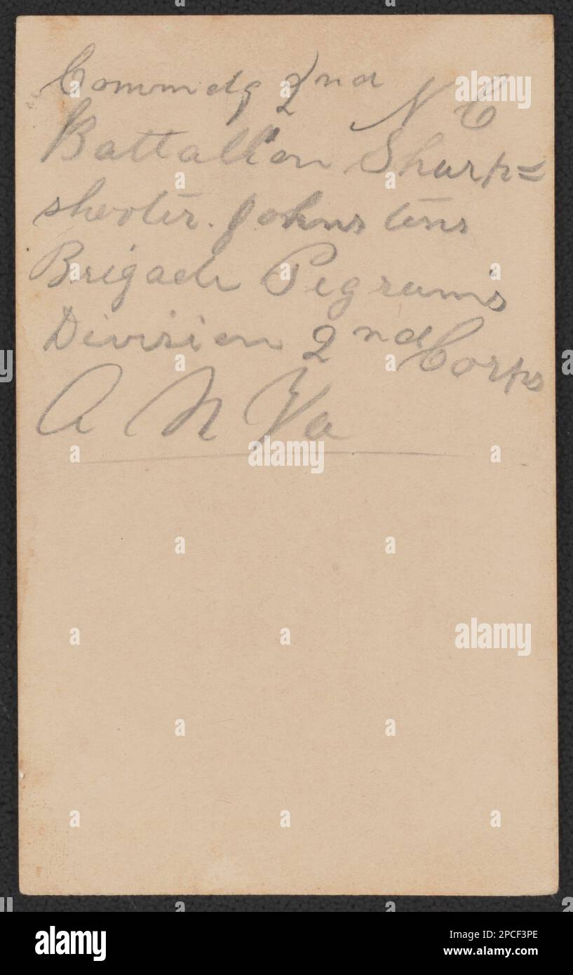 Captain Reuben Everett Wilson von Co B, 21. North Carolina Infanterie ...