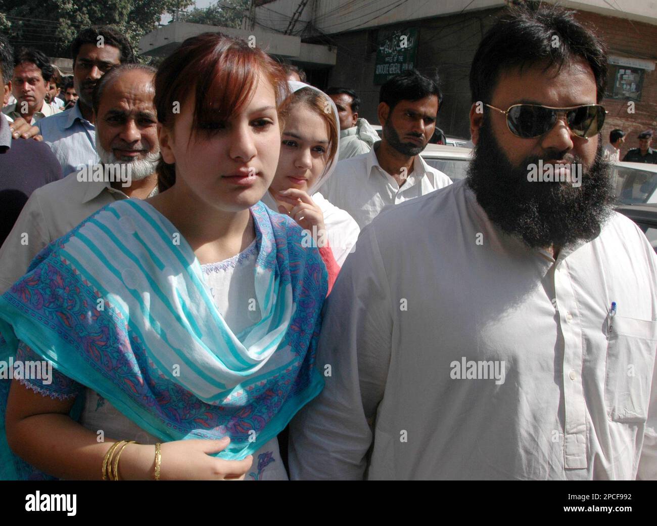 Scottish girl Molly Campbell also called Misbah Iram Ahmed Rana, left ...